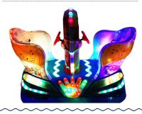 China Coin Operated Children Swing Machine 1 2 Player Amusement Park Ride 48V 167cm for sale