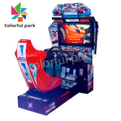 China Colorful Park Outrun HD Car Racing Game Machine 150KG 2 Adults 1 Child CE SGS for sale
