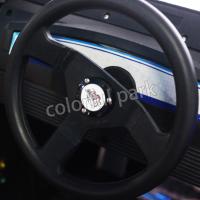 China Colorful Park D5 Car Racing Arcade Machine 90x80x200cm with LED Lighting CE Certified for sale