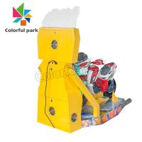 China Colorful Park 4D Car Racing Simulator Game Machine 90x80x200cm for Kids 3+ for sale