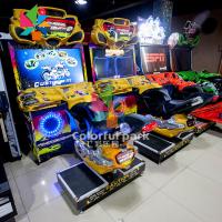 China Custom Plug Type 32 Inch Indoor Racing Car Game Machine 200W for Family Entertainment Centers for sale