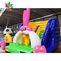 China Commercial Inflatable Slide Bouncer Castle for Kids 3+ Years 0.55mm PVC for sale