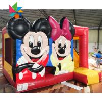 China Commercial Inflatable Slide Bouncer Castle for Kids 3+ Years 0.55mm PVC for sale