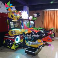 China Colorful Park Motorcycle Arcade Racing Game Machine 220x120x200cm CE Certified for sale