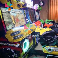 China Colorful Park Motorcycle Arcade Racing Game Machine 220x120x200cm CE Certified for sale