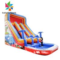 China Commercial Inflatable Bouncy Castle with Slide for Kids Age 3-12 0.55mm PVC for sale