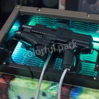China 1640mm Coin Operated Shooting Arcade Game Machine with CE SGS Certification for sale