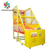 China Colorful Park Mini Children Basketball Arcade Game Machine 1500x770x1900mm 250W for sale