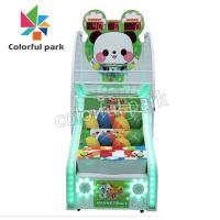 China Colorful Park Mini Children Basketball Arcade Game Machine 1500x770x1900mm 250W for sale