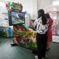China Colorful Park 3 Player Paintball Shooting Arcade Game Machine 80x80x165cm CE Certified for sale