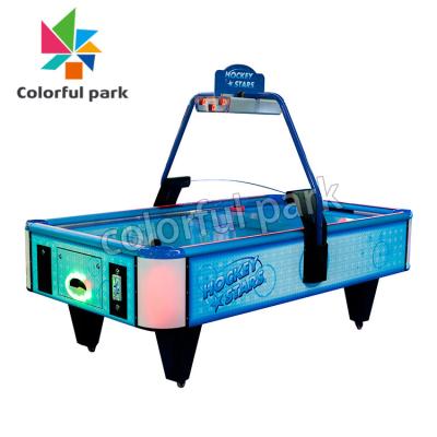 China Coin Operated Air Hockey Table Arcade Game 2250mm for 2 Players Colorful LED for sale