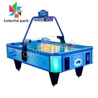 China Coin Operated Air Hockey Table Arcade Game 2250mm for 2 Players Colorful LED for sale