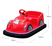 China Kids Arcade Push Coin Game Machine 1 Player Card Operation Bumper Car 250W for sale