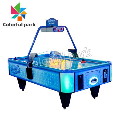 China Coin Operated Air Hockey Table Arcade Game Machine 2600mm with LED Lighting for sale