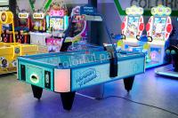 China Coin Operated Air Hockey Table Arcade Game Machine 2600mm with LED Lighting for sale
