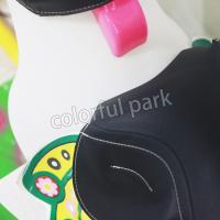 China Colorful Park Coin Operated Kiddie Ride Horse Machine for Kids 150KG Capacity for sale