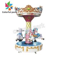 China Customized Colorful Park 3 Players Carousel Kiddie Rolling Riding Arcade Game Machine for sale