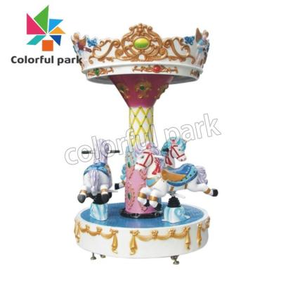 China Customized Colorful Park 3 Players Carousel Kiddie Rolling Riding Arcade Game Machine for sale