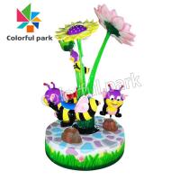 China Customized Colorful Park 3 Players Carousel Kiddie Rolling Riding Arcade Game Machine for sale