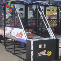 China Coin Operated Basketball Arcade Game Machine 257x100x238cm Folding for Amusement Park for sale