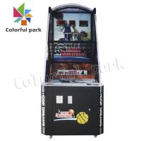 China Coin Operated Basketball Arcade Game Machine 257x100x238cm Folding for Amusement Park for sale