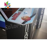 China Coin Operated Basketball Arcade Game Machine 257x100x238cm Folding for Amusement Park for sale