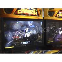 China Coin Operated 3 Player Kids Ride On Car 130x130x240cm with LED Lights and Music for Amusement Park for sale