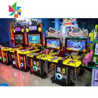 China Colorful Park 3 Player Arcade Shooting Game Machine 80x80x165cm CE Certified Coin Operated Redemption Game for sale
