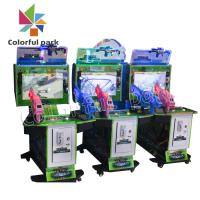 China Colorful Park Shooting Game Machine 3 Player 80x80x165cm Arcade Coin Operated with CE Certificate for sale