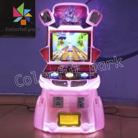 China Colorful Park Mini Arcade Shooting Game Machine 80x80x165cm Coin Operated 3 Player for sale