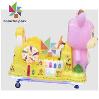 China Colorful Park Coin Operated Claw Crane Machine 80x90x205cm with LED Lighting and CE Certification for sale