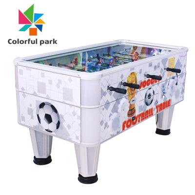 China CE Certified 2 Player Colorful Park Table Soccer Indoor Football Air Hockey Arcade Game 150KG for sale