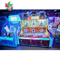 China Colorful Park 3 Player Kids Shooting Arcade Game Machine 80x80x165cm Coin Operated for sale
