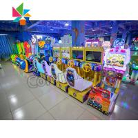 China Colorful Park 3 Player Kids Shooting Arcade Game Machine 80x80x165cm Coin Operated for sale