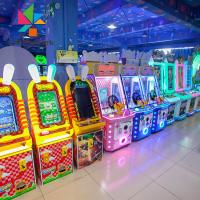 China Colorful Park 3 Player Kids Shooting Arcade Game Machine 80x80x165cm Coin Operated for sale