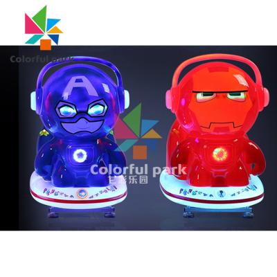 China Colorfulpark Coin Operated Kiddie Ride Machine 3 Player 80x80x165cm CE Certified for sale