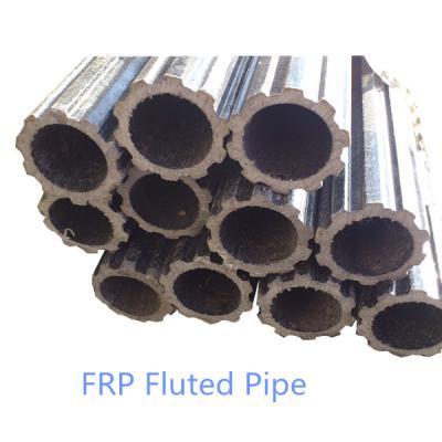 China 38x6mm FRP fluted pipe for sale