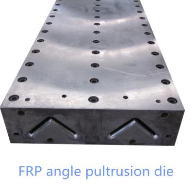 China Fiberglass dual cavity angle profile pultrusion mold for sale