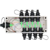 China Waterproof SC APC Indoor Fiber Termination Box , ABS Ftth Box for sale