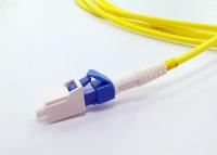 China LC UPC SM 3.0mm Simplex Fiber Optic Cable , Lszh Optical Cable for sale