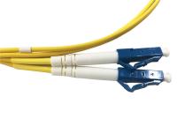 China LC UPC Singlemode Duplex 2.0mm 1M Fiber Optic Patch Cord for sale