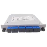 China Light Weight LGX Box Type 1x8 Fiber Optic PLC Splitter for sale