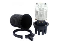China Outdoor PE Material 144 Core MINI Waterproof Fiber Optic Closure for sale