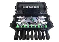 China Fast Connect 16 Ports Wall Mounting FTTH Fiber Optic Splice Closure for sale