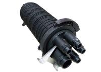 China Outdoor FOSC PP Thread Mechanical Sealing Fiber Optic Closure for sale
