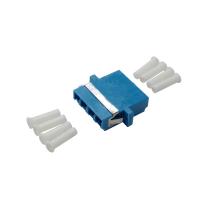China CE Approved SM MM OM3 4 Cores Quad LC Fiber Optic Adapter for sale
