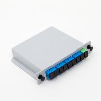 China GPON EPON Fiber Optic PLC Splitter , Cassette Plc Splitter 1x8 for sale