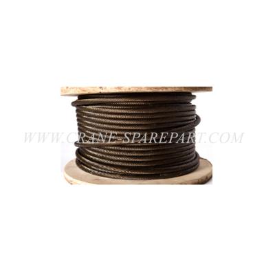 China 10503765 Main hoist steel-wire rope Durable Crane Spare Parts for sale