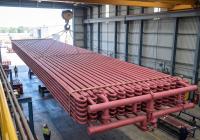 China Furnace Radiation Zone  Platen Reheater Panel With Vertical Hanging Alloy Steel Design for sale