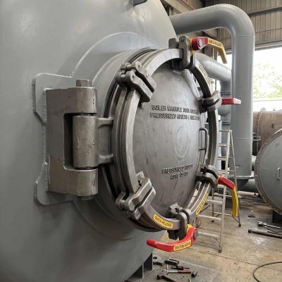 China Pressure Vessel Boiler Manhole Door Hinged Forged Steel Door Quick Release Clamp for sale